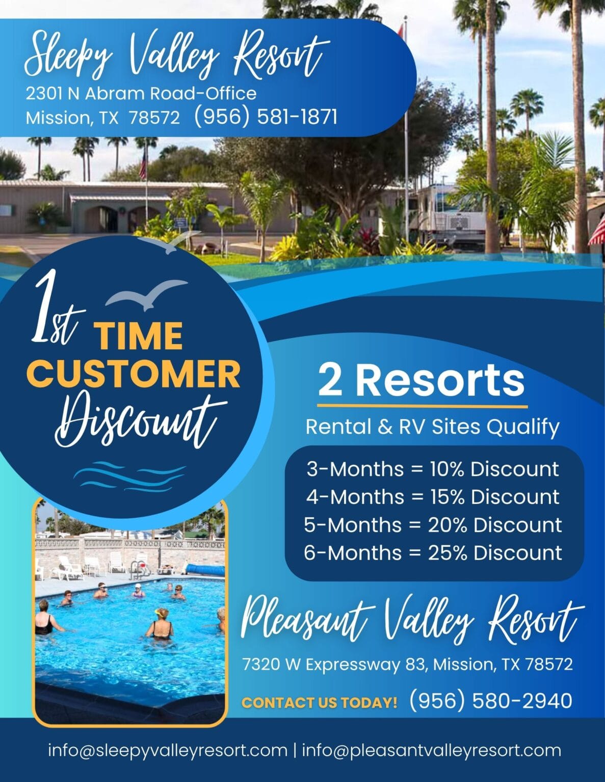 RV Resort | Mission, TX - Sleepy Valley Resort